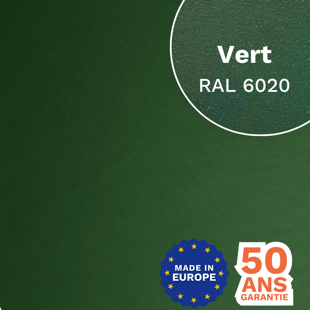 Tôle plane Vert Mat | VPV Direct