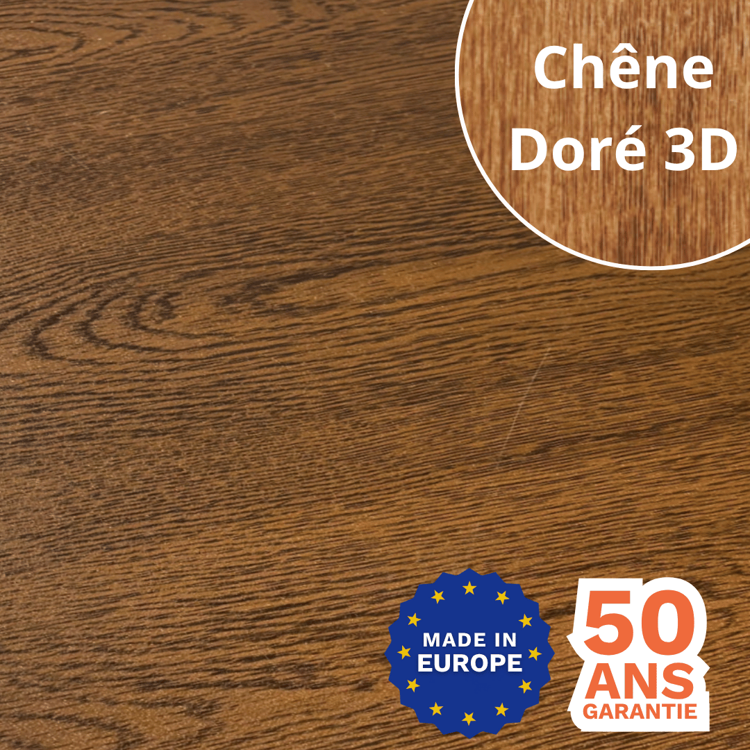 Tôle plane finition Chêne Doré 3D | VPV Direct