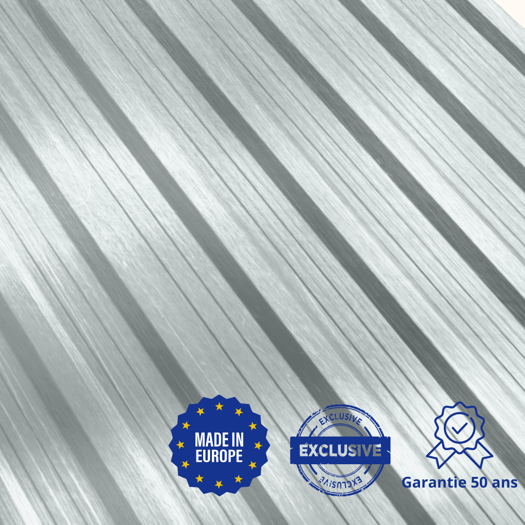 Tôle de toiture Bac Acier Vigo Métal Brut | VPV Direct