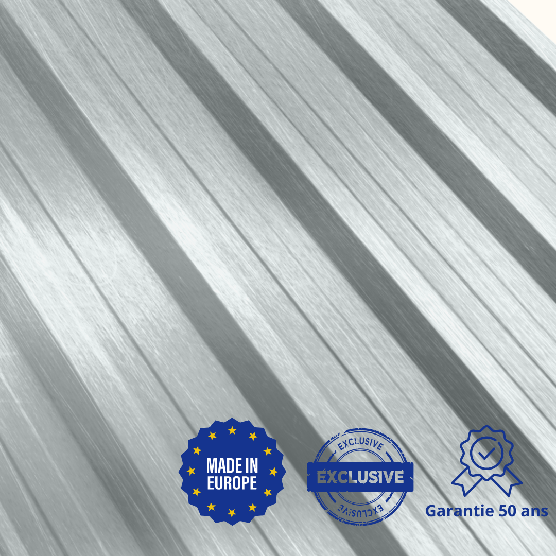 Tôle de toiture Bac Acier Alto Métal brut | VPV Direct