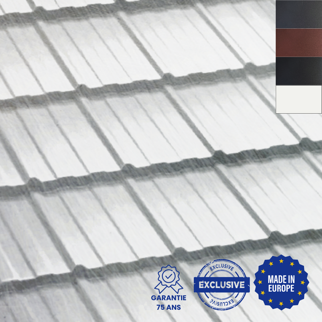 Tôle aluminium imitation tuile Horizon Alu | VPV Direct